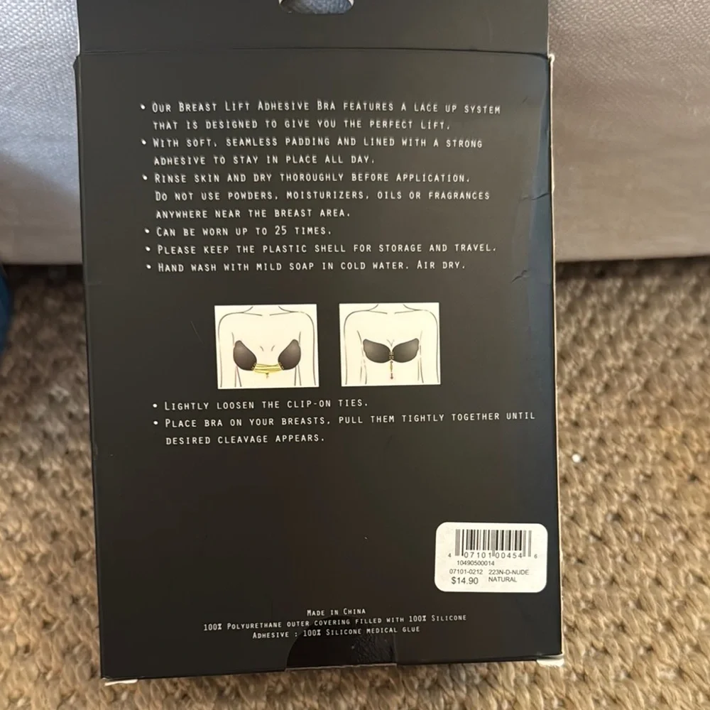 Windsor | Intimates & Sleepwear | Winsor Silicone Adhesive Lifting Bra ...